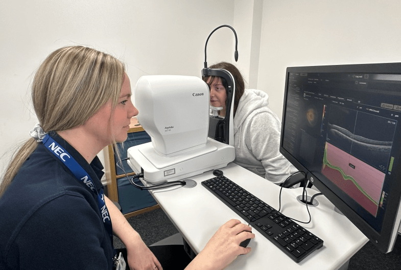 Optical Coherence Tomography (OCT) Eye Scans